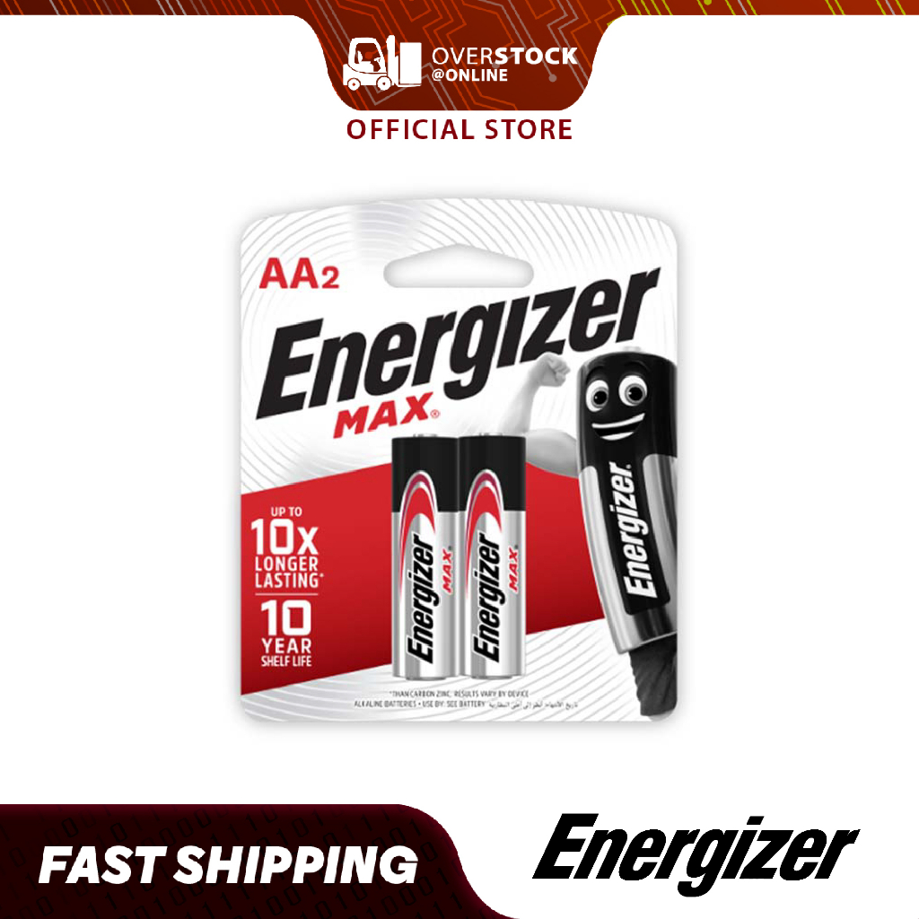 ENERGIZER MAX AA Batteries 2PCS/ 4PCS/ 8PCS Pack Bateri | Shopee Malaysia