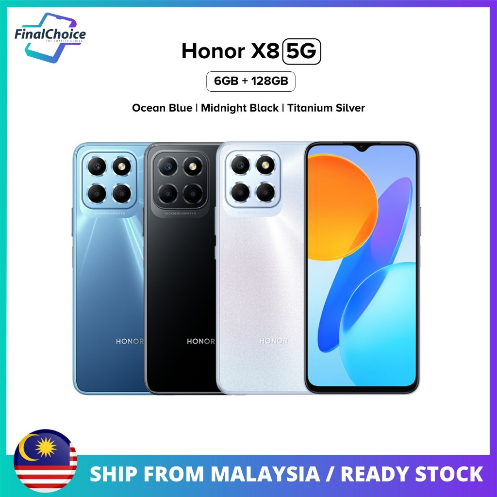 Honor X8 4G LTE/5G / X7 4G LTE (6GB+128GB)(4GB+128GB) Original Honor ...
