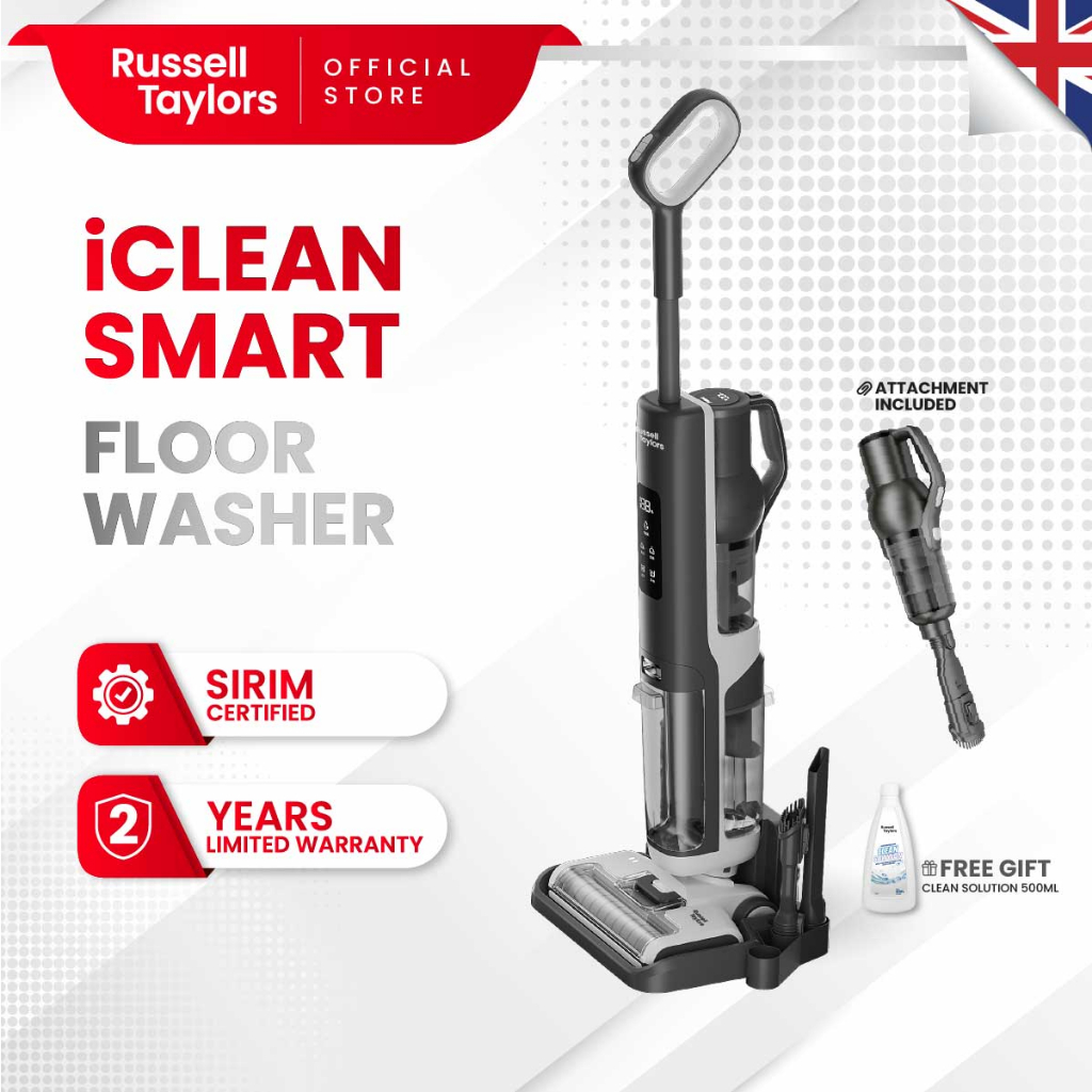 Russell Taylors iClean Wet Dry Cordless Floor Washer Vacuum Cleaner ...
