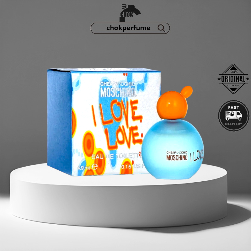 Moschino Cheap & Chic I Love Love EDT 4.9ml Perfume Miniature (W ...