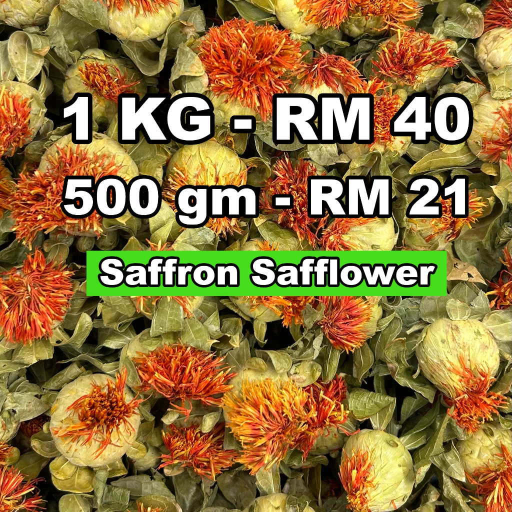 Saffron Safflower 红花朵 (500g & 1kg) | Shopee Malaysia
