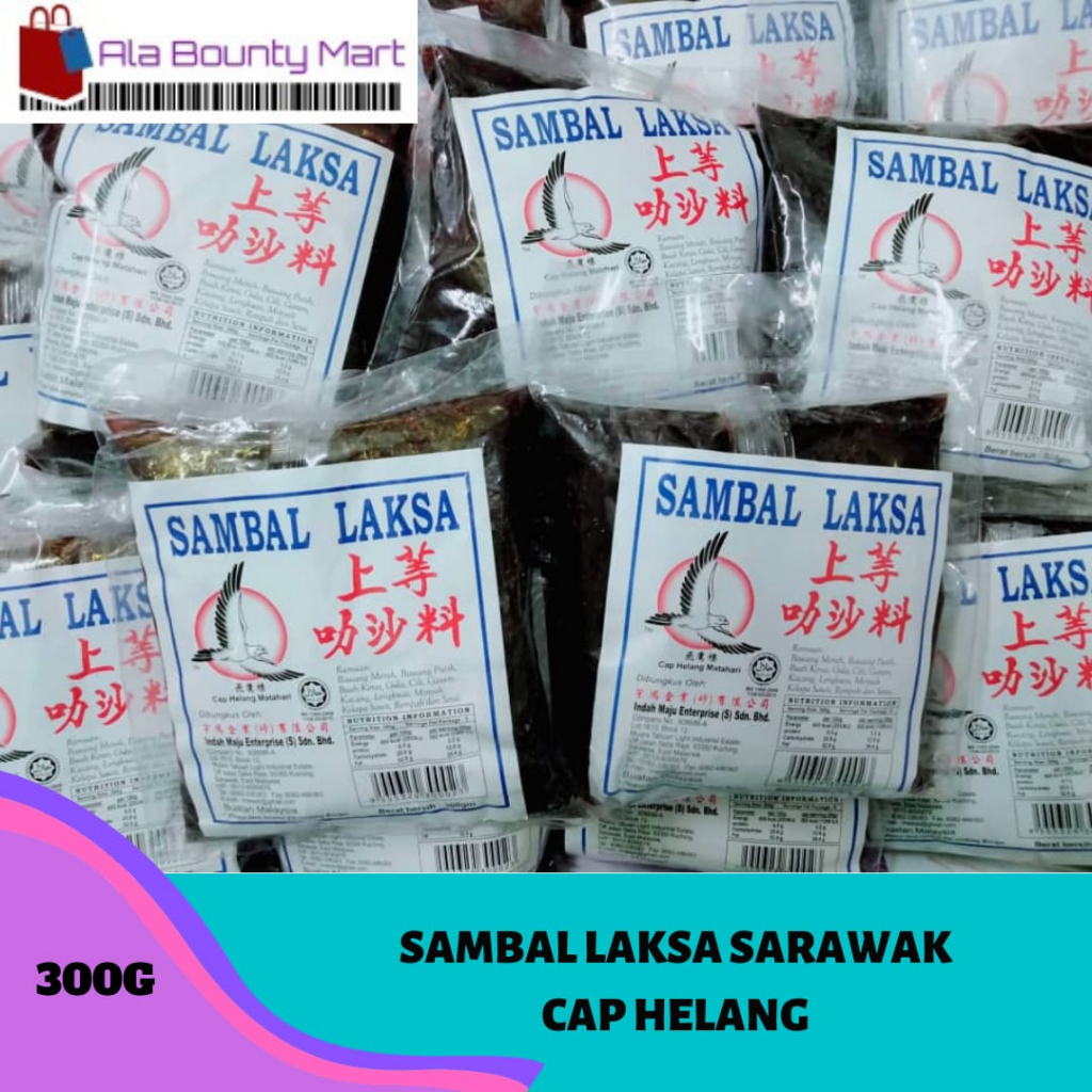 SAMBAL LAKSA SARAWAK CAP HELANG MATAHARI EXPIRED DATE: 10.08.2025 ...
