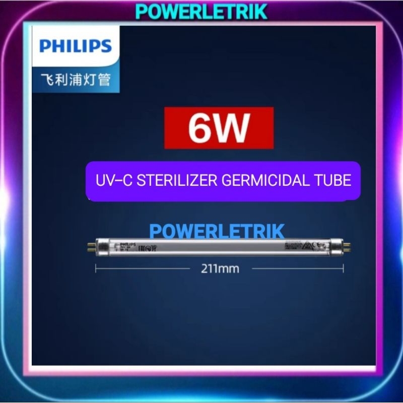 PHILIPS T5 TUV 4W/6W/8W/11W GERMICIDAL TUBE/ PHILIPS UV-C STERILIZER GERMICIDAL TUBE -MADE IN ...