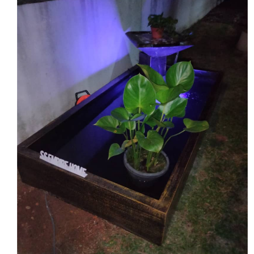 S60 Yellow 6x2 Feng Shui Water Pond Fountain Kolam Air Sandstone Garden ...