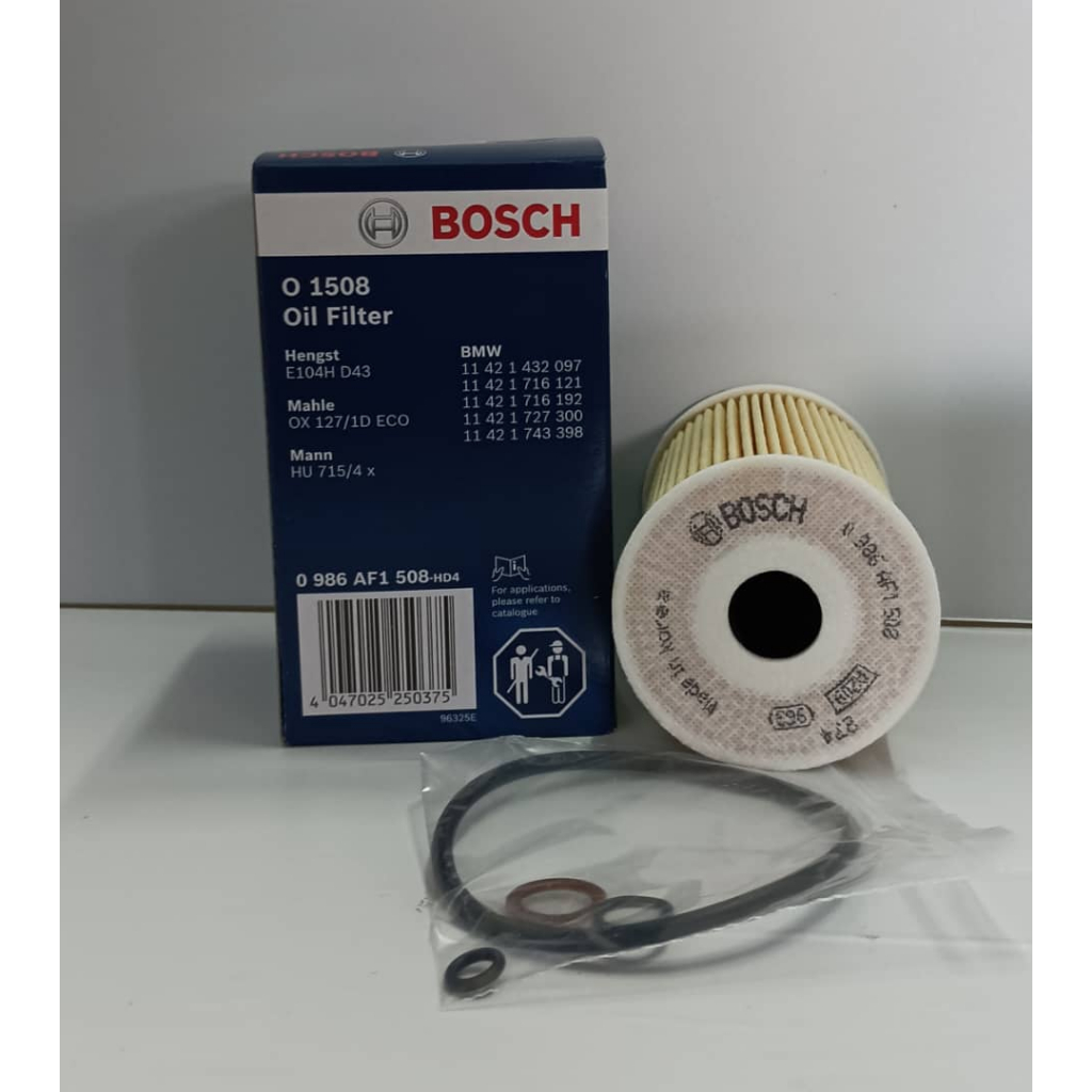 BMW Bosch 11421716192 Engine Oil Filter E30 E36 E46 318i M43 Z3 O1508 ...
