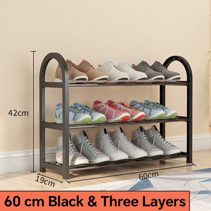 [Ready Stock] Stainless Steel Shoe Rack 4 Tier Lightweight Easy To ...