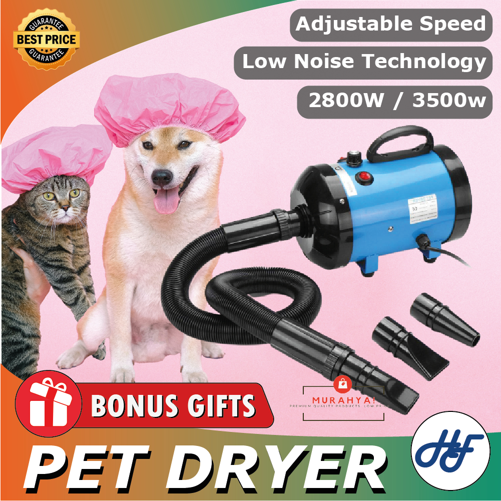 Pet dryer blower 6800W 5800W cat dryer Pengering bulu kucing anjing Pet ...