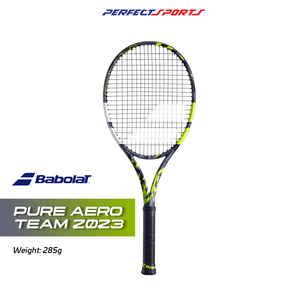 [Free String + Grip] BABOLAT PURE AERO TEAM 2023 GRIP 2 WEIGHT(285G ...