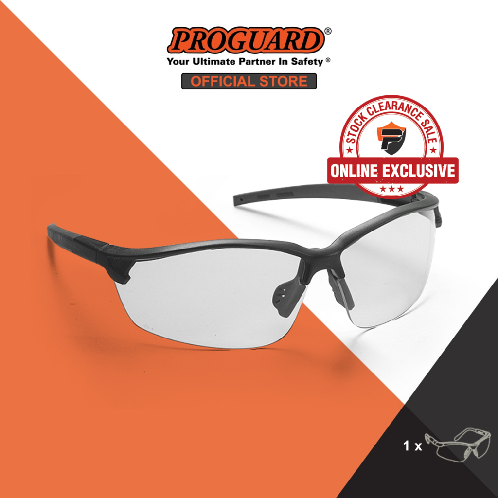 Proguard Viper Safety Eyewear Anti Scratch Glasses Anti UV Anti Fog ...