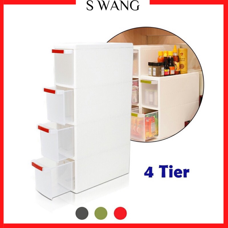 ELIANWARE Multi-Purpose Narrow Space Storage / Organization Storage ...