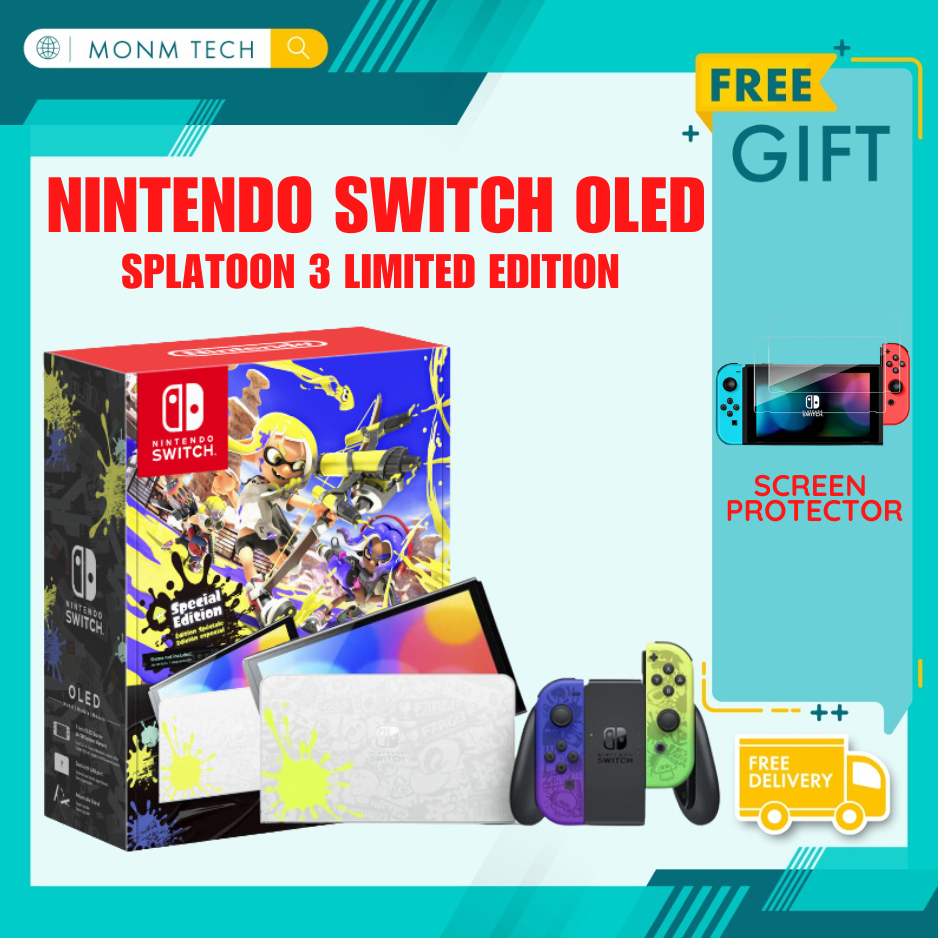 [READY STOCK] Nintendo Switch OLED Model Splatoon 3 Limited edition ...