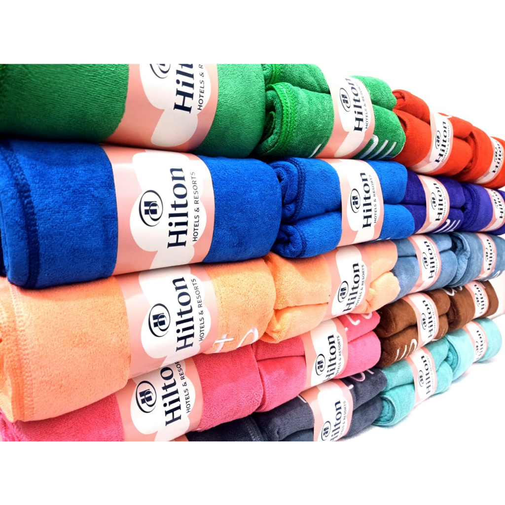 Hilton Towel (140x70cm) Premium Microfiber Extra Large Resort Towel ...