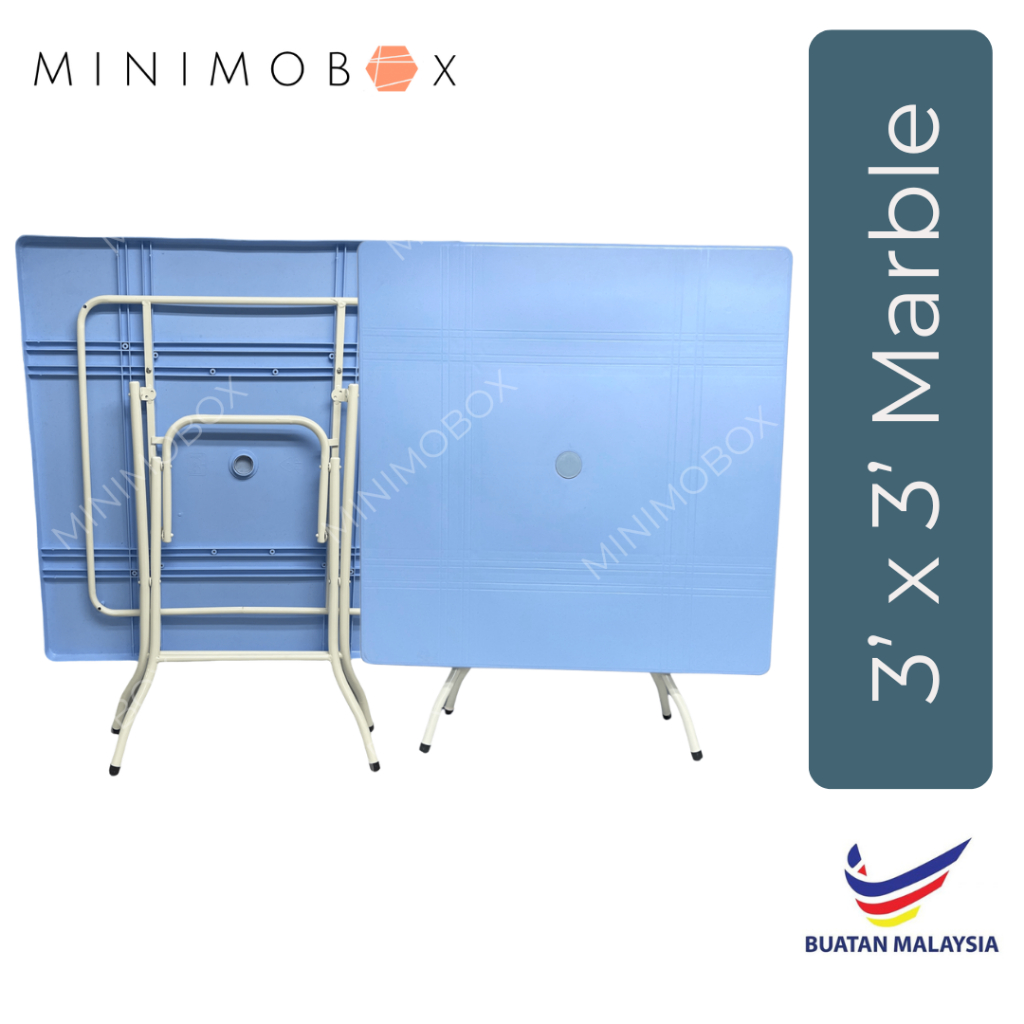 Meja Lipat/ Meja Pasar Malam/ Plastic Table/ Foldable Plastic Table ...
