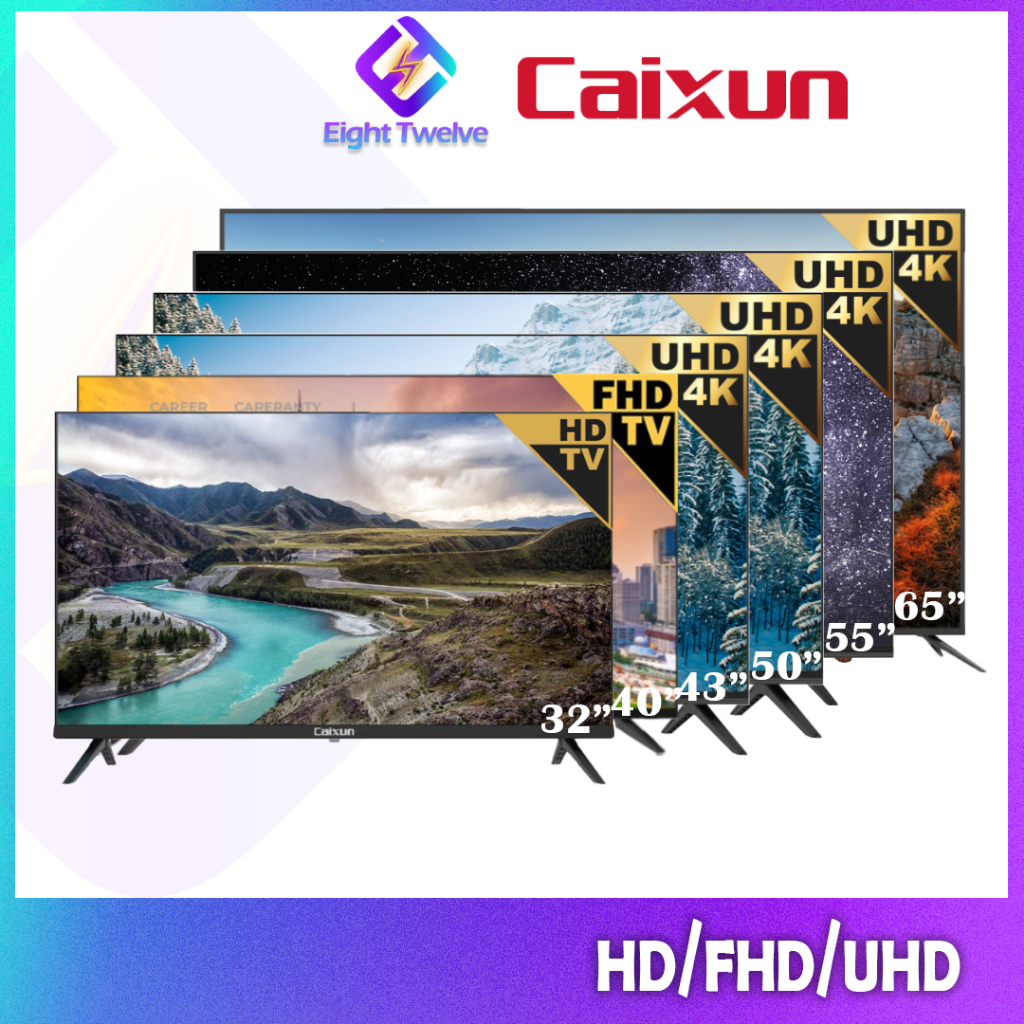 CAIXUN Frameless 4k Android TV | DLED Tech | Netflix Youtube Dolby | 43 ...