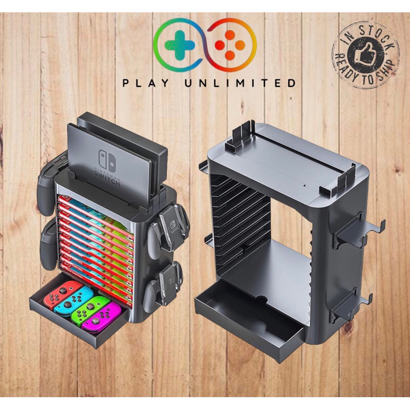 Nintendo Switch NS Accessories Game Disc Storage Bracket Holder Tower ...