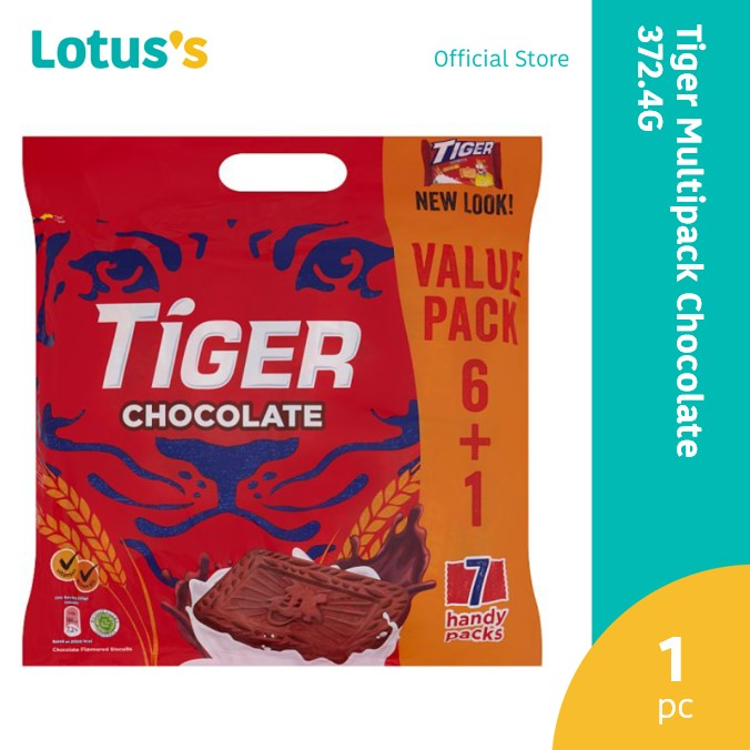 Tiger Multipack Chocolate 372.4G | Shopee Malaysia
