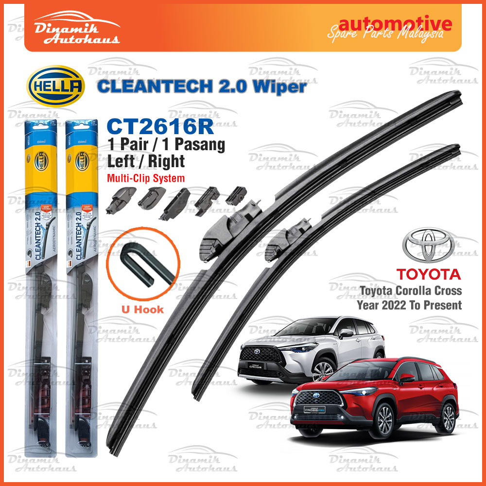 Toyota Corolla Cross Year 2022 To 2024 Car Windscreen Front Wiper (1 ...