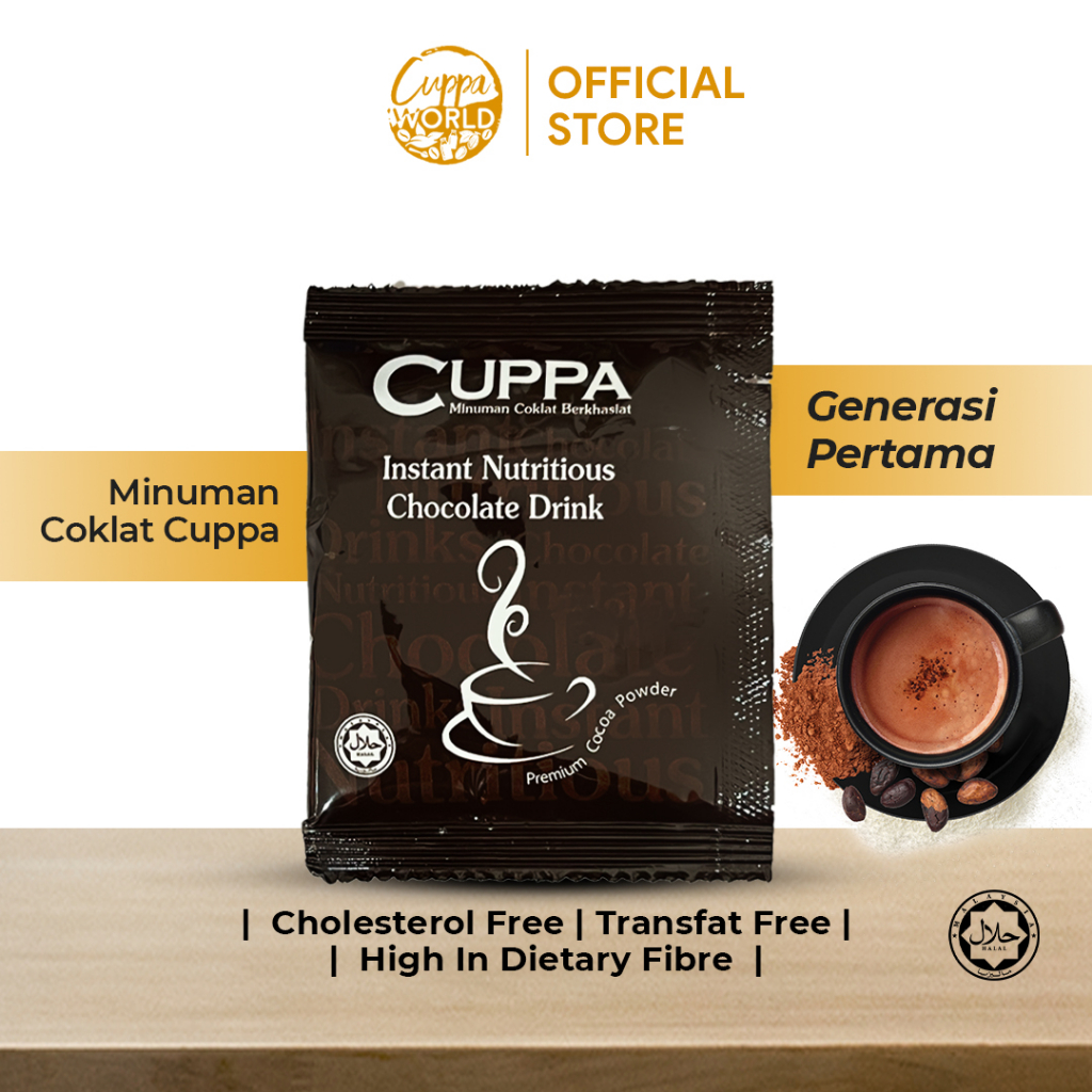 Minuman Coklat Cuppa 16g (Generasi Pertama) | Shopee Malaysia
