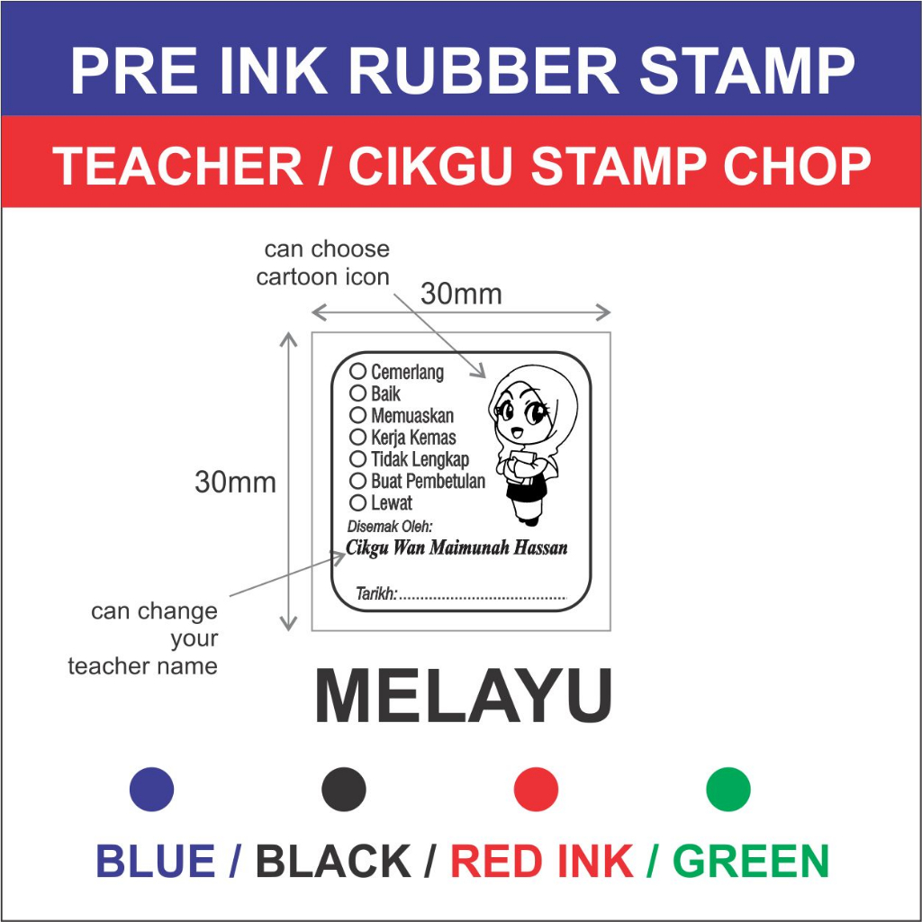 Rubber Stamp PBD + Ulasan Tahap Penguasaan Penilaian bilik Darjah ...
