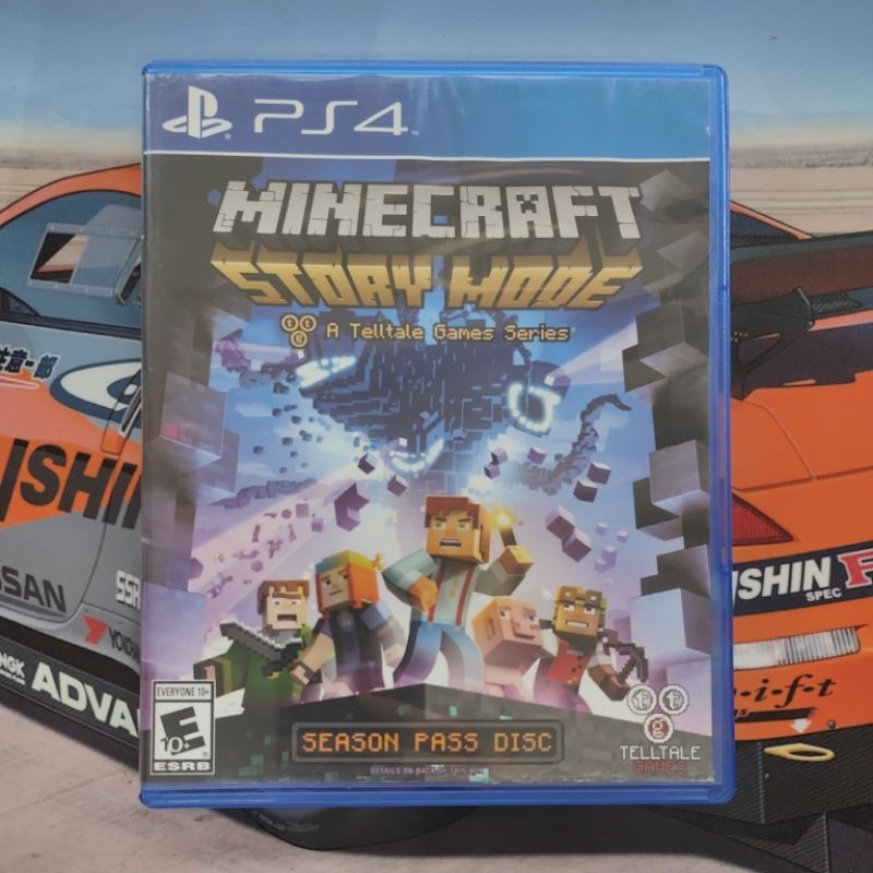 USED PS4 GAME MINECRAFT STORY MODE | Shopee Malaysia