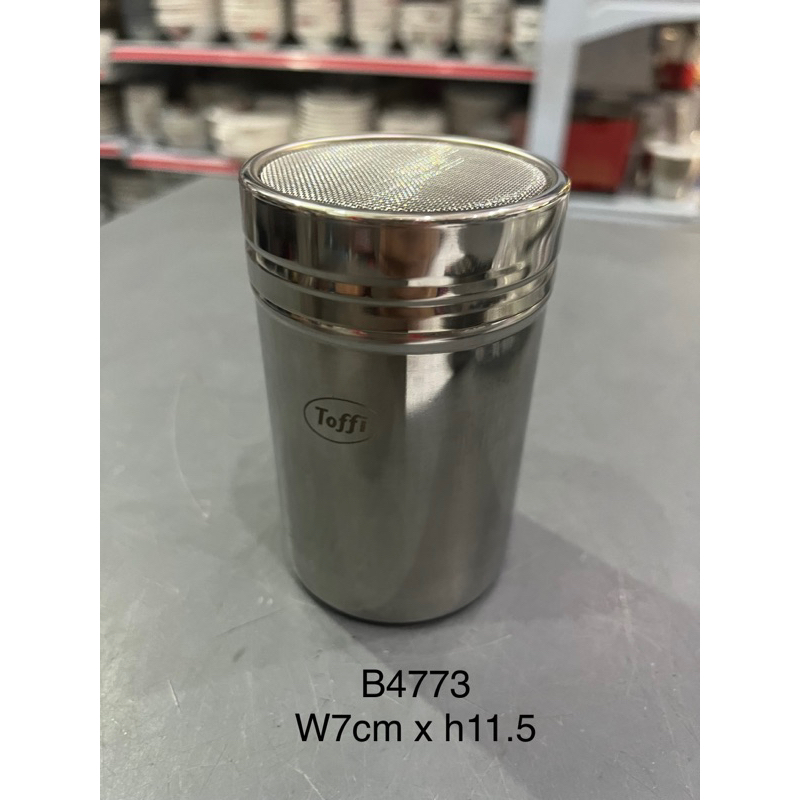 TOFFI S/Steel Condiment Shaker/L/M/S/Bekas Lada/Bekas Lada Steel ...