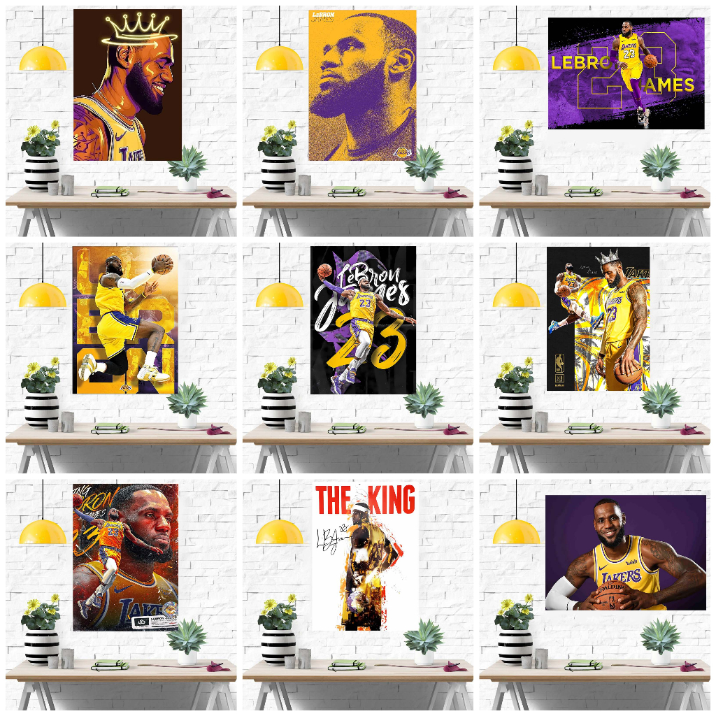 LeBron James A3 Poster & A3 Frame Wall Decoration | Shopee Malaysia