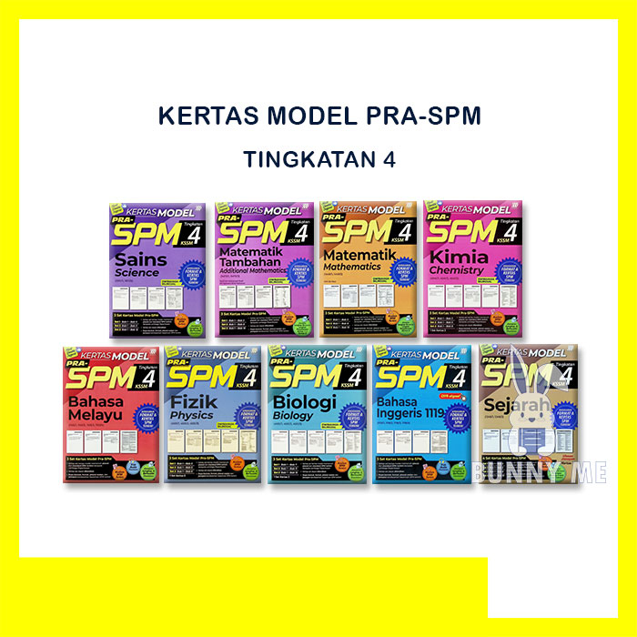 [bunny] 2023 Buku Latihan Kertas Model Pra Spm Tingkatan 4 Kssm