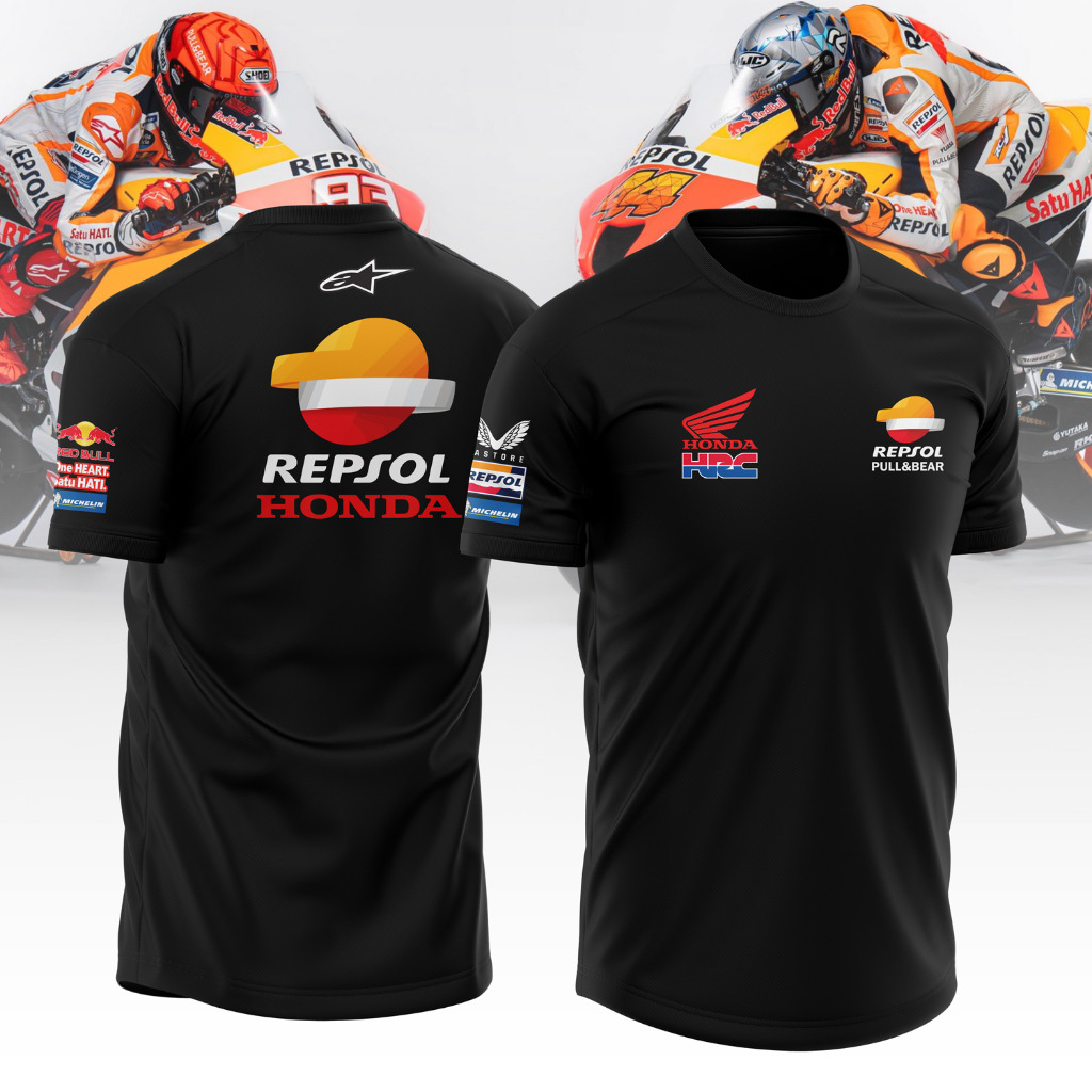 TSHIRT Motogp Repsol Honda Racing Suit MICROFIBER PREMIUM VERSION ...