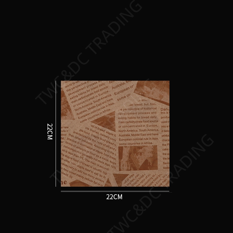 Parchment Paper / Burger Sandwich Paper / Kertas Bungkus (18x18cm ...