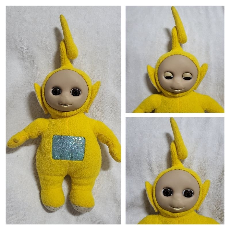 Authentic Vintage 11 inch Teletubbies Laa Laa Open / Close Eyes ...
