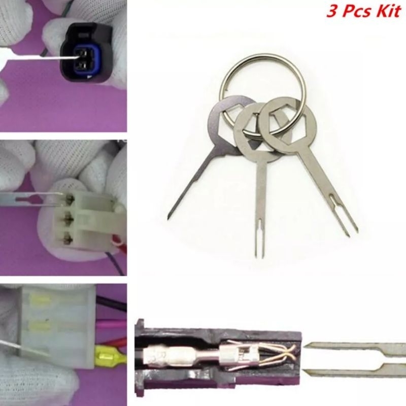 [🇲🇾] 1set Automotive Connector Terminal Pin Kit Remover Harness ...