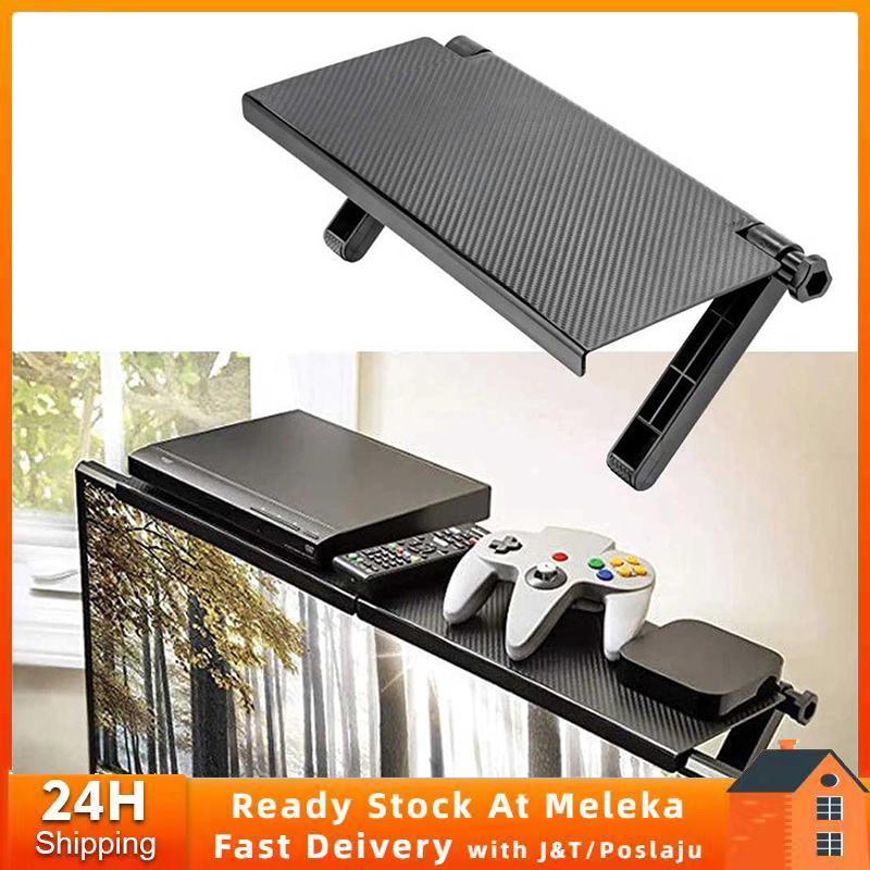TV Box Top Shelf Screen Top Rack Storage Bracket Stand Monitor Wall ...