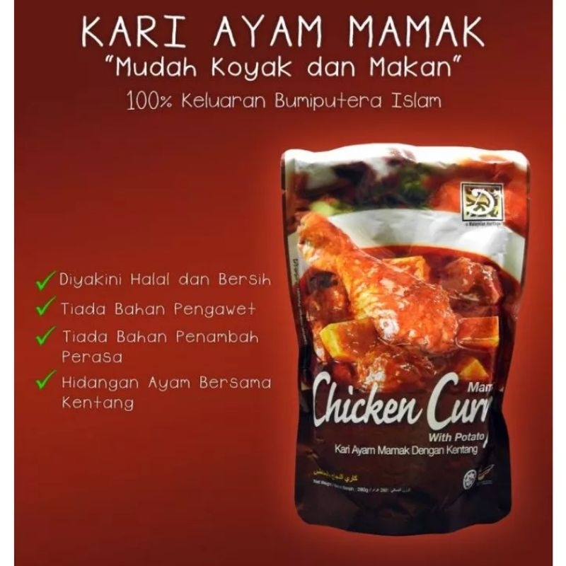 D'HERITAGE - Chicken Curry Mamak Style with Potato | Shopee Malaysia