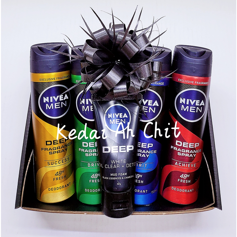 NIVEA Men POWER RANGER Hantaran Gift Set - Well Wrapped Hantaran Style + Ribbon Given | Shopee ...