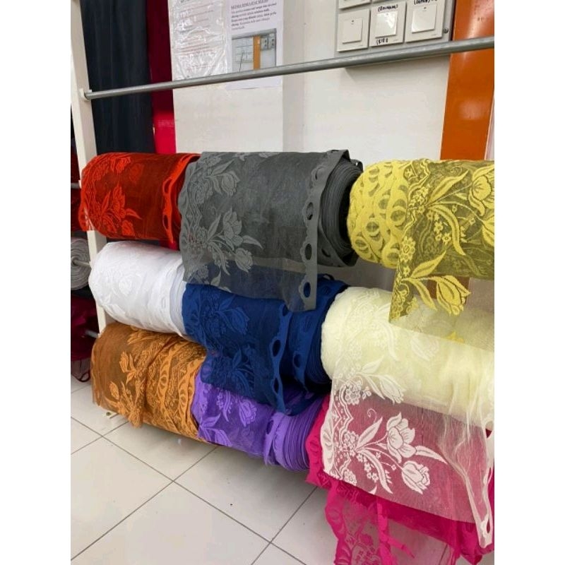 READYSTOCK KEPALA LANGSIR LACE SULAM/( HARGA UNTUK 1 METER) | Shopee ...