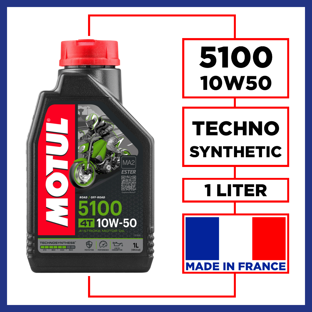 ( MADE IN FRANCE ) MOTUL 7100 4T 10W40 10W50 15W50 10W60 Fully Syn ...