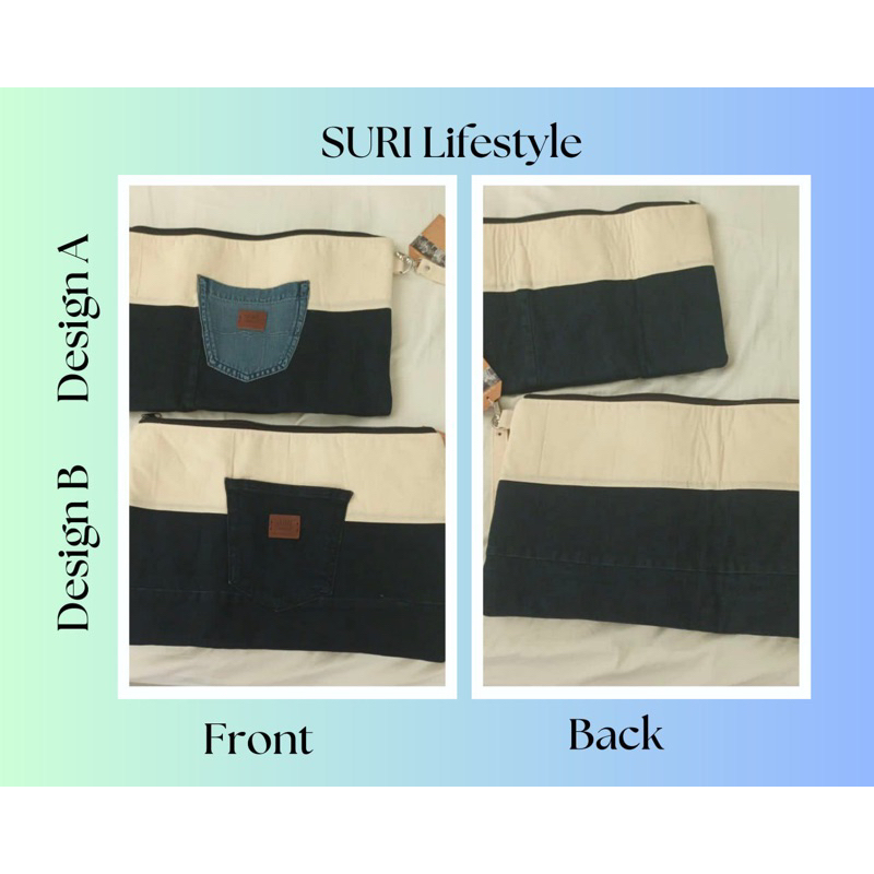 Limited Edition Unique Gift Suri Lifestyle Handmade Denim Laptop Bag | Shopee Malaysia