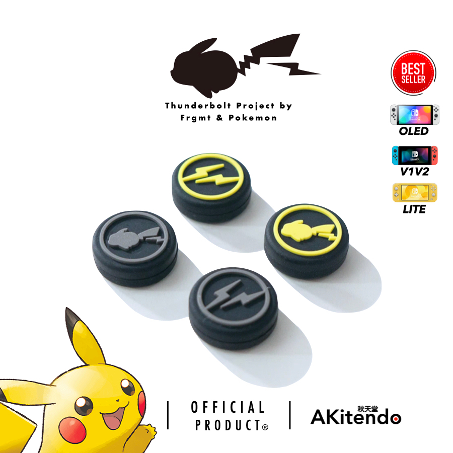 Nintendo Switch/Switch Lite Pikachu ThunderBolt Project Thumb Grip ...