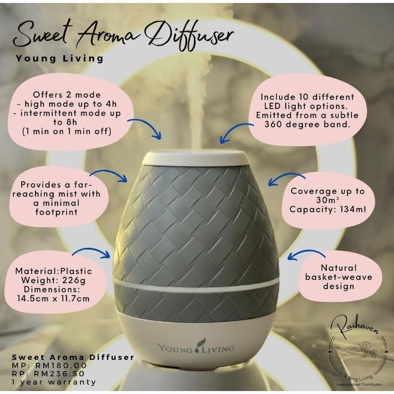 Sweet Aroma Diffuser Young Living | Shopee Malaysia