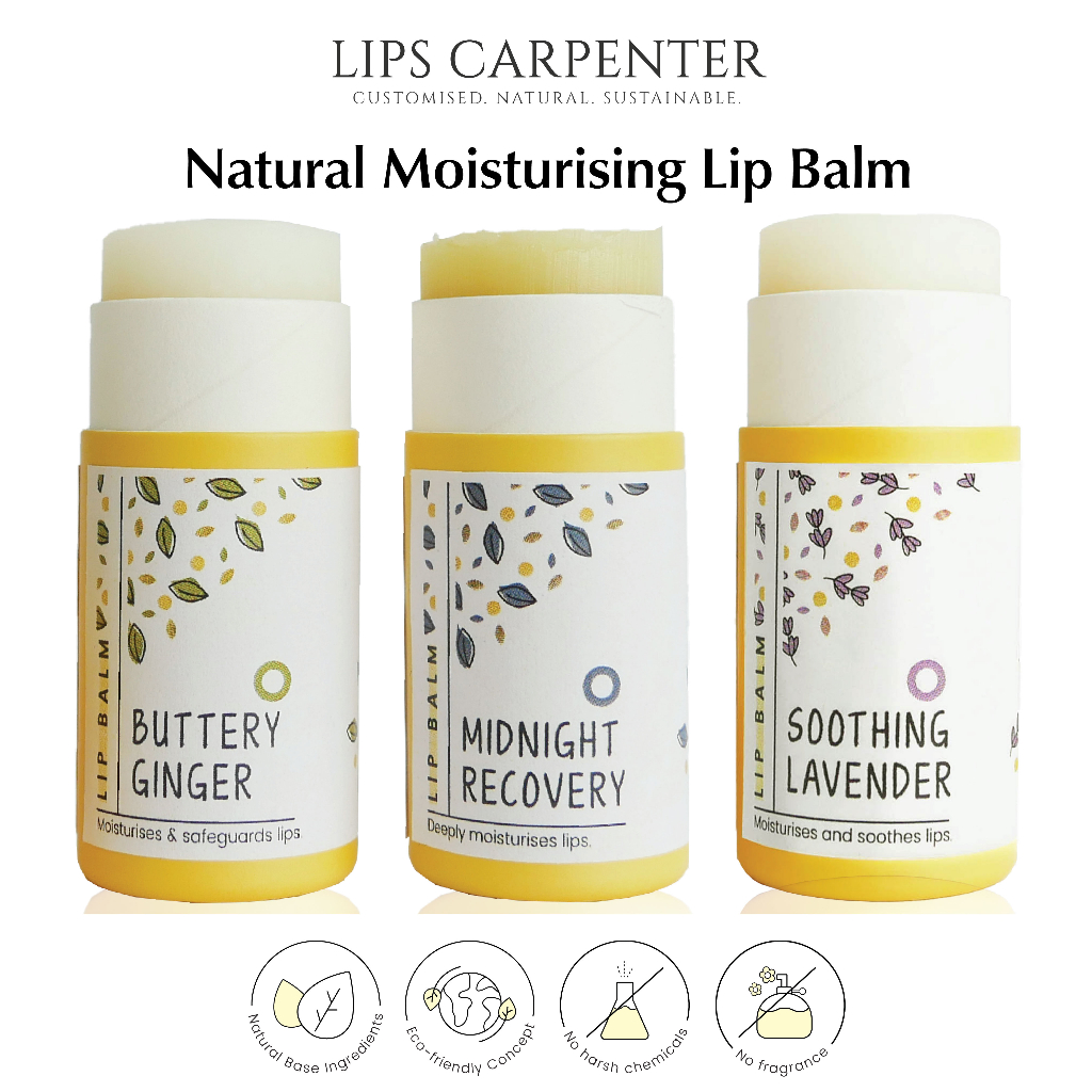 Lips Carpenter [Ready Stock] Moisturising Lip Balm 6g - Lip Treatment ...