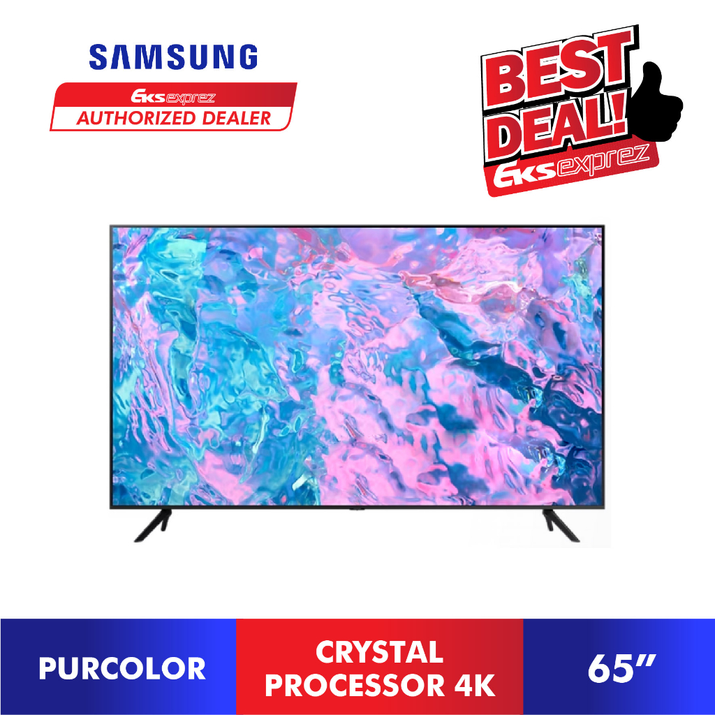 Samsung CU7000 Crystal UHD 4K Smart TV (65") UA65CU7000KXXM | Shopee ...