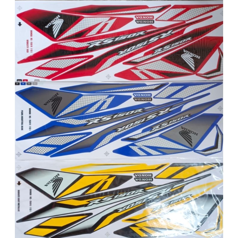 Honda Dash 125 Fi ( 8 ) Body Sticker | Shopee Malaysia