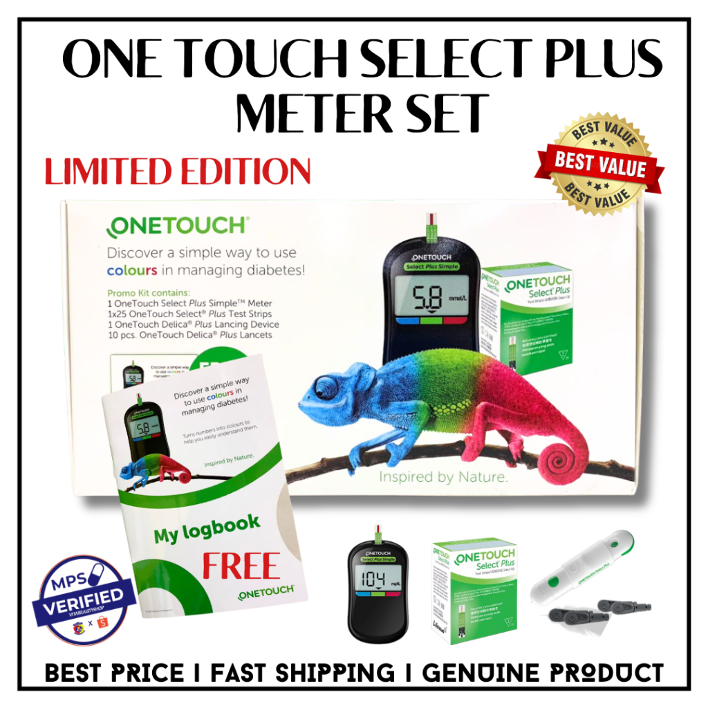 One Touch Select Plus meter [Complete set] | Shopee Malaysia