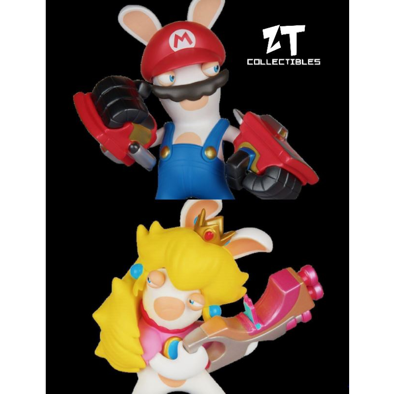 Mario + Rabbids Sparks of Hope Figure Rabbid Mario / Rabbid Peach ...