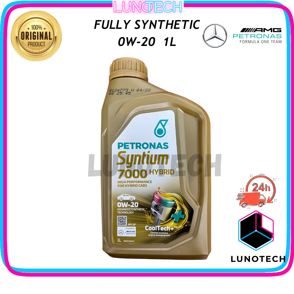 [ORIGINAL] Petronas 0W20 SYNTIUM 7000 HYBRID MERCEDES AMG Engine Oil Fully Synthetic CoolTech+ ...
