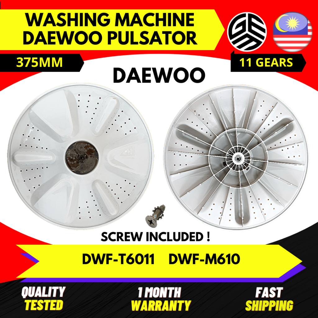 DWF-T6011 / DWF-M610 DAEWOO Washing Machine Pulsator / Pulsator Mesin ...