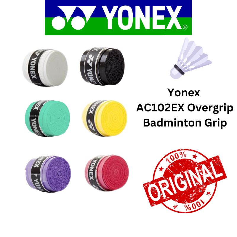 Yonex Replacement Badminton Grip AC102EX Original Sunrise Malaysia | Shopee Malaysia