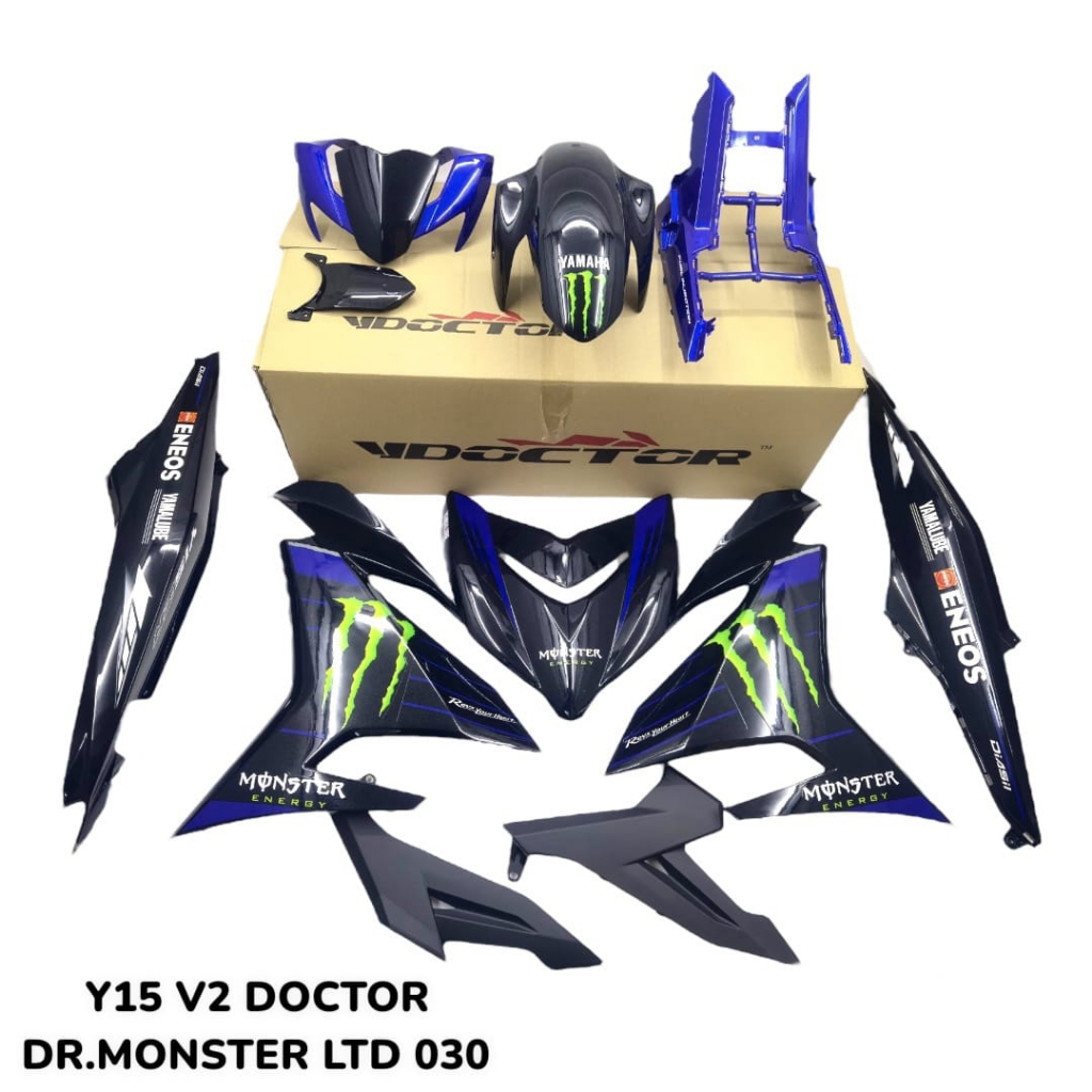 COVERSET Y15ZR V2 YAMAHA Y15 YSUKU EXCITER DESIGN 2024 SPOON | Shopee ...