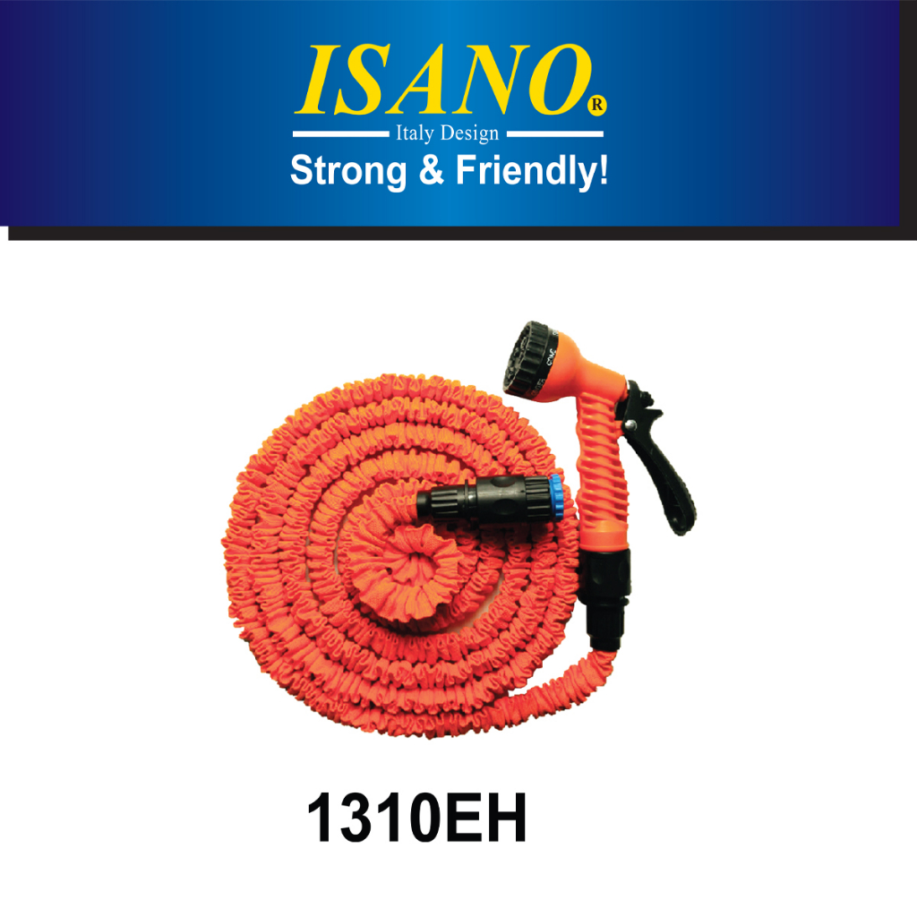 Isano Expandable Garden Hose w/ 7 Function Spray Gun | Shopee Malaysia