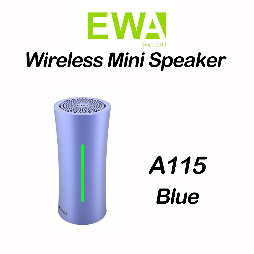 Original EWA A115 Bluetooth Mini Speaker Portable Super Bass Wireless Speaker with Pouch Bag ...